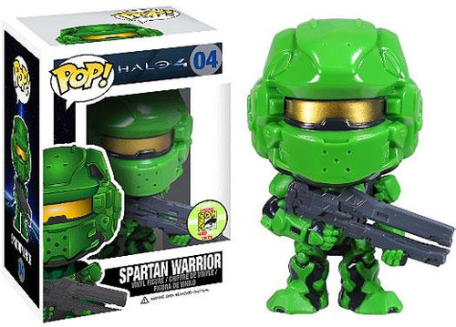 Funko Halo 4 POP Halo Spartan Warrior Exclusive Vinyl Figure 04 Green ...