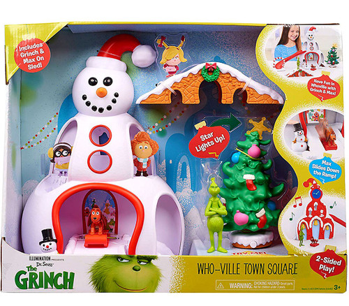 Dr. Seuss The Grinch Who-Ville Town Square 12 Playset Just Play - ToyWiz