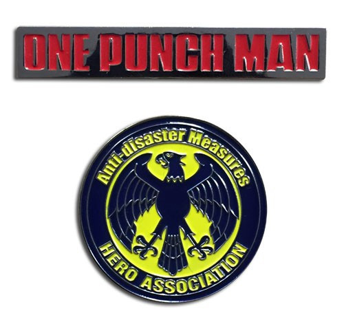 One Punch Man Hero Association OPM Pin Set GE Animation - ToyWiz