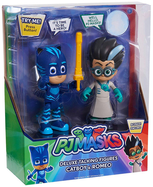 Disney Junior PJ Masks Catboy Romeo 6 Talking Action Figure 2-Pack ...