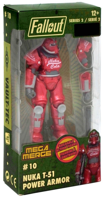 Fallout Mega Merge Series 2 Nuka Power Armor T-51 Buildable Figure 10 ...