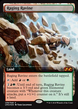 Magic The Gathering Ultimate Box Toppers Single Card Raging Ravine U38 ...