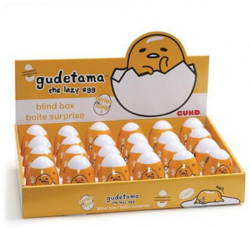 Gudetama Series 1 Mini Plush with Clasp Mystery Box 24 Packs Gund - ToyWiz