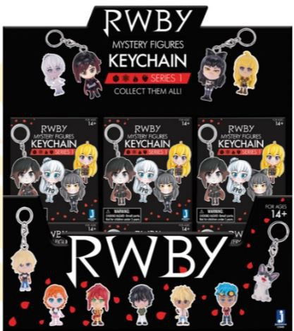 RWBY RWBY Series 1 Keychain Mystery Box 24 Packs Jazwares - ToyWiz