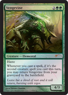 Magic The Gathering Promo Cards Single Card Promo Vengevine World Magic ...