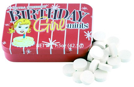Fun Mints Birthday Girl Mints Candy Tin Boston America - ToyWiz