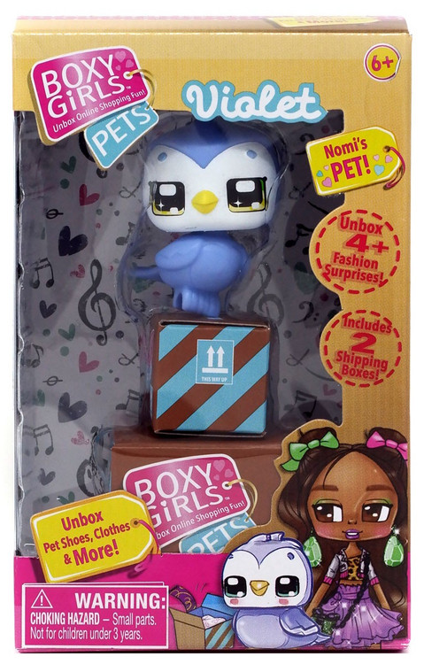 Boxy Girls Pets Violet Mini Doll Jay at Play - ToyWiz