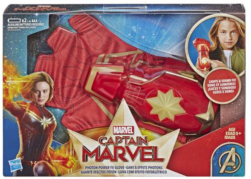 Captain Marvel Photon Power FX Glove Roleplay Toy Hasbro - ToyWiz