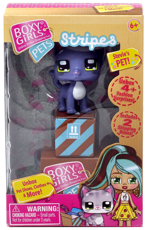 Boxy Girls Pets Stripes Mini Doll Jay at Play - ToyWiz