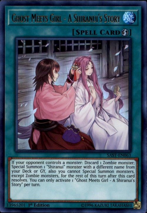 YuGiOh Savage Strike Single Card Ultra Rare Ghost Meets Girl - A ...