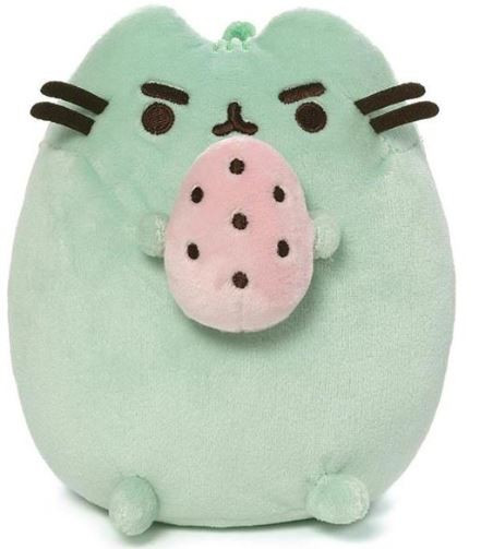 Pusheen Pusheenosaurus 6 Plush Green, Standing Holding Pink Egg Gund ...