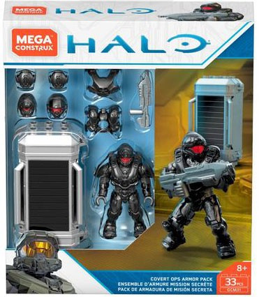 Halo Covert Ops Armor Pack Set Includes Spartan Mega Construx - ToyWiz