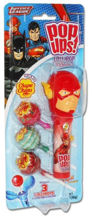 DC Pop Ups Chupa Chups The Flash Lollipop Includes 3 Lollipops Flix ...