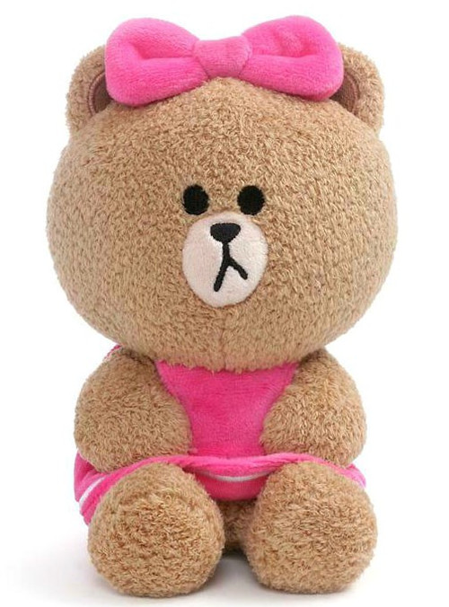 Line Friends Choco 7 Plush Seated Gund - ToyWiz