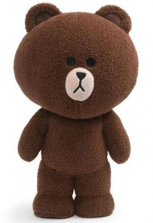 Line Friends Brown 14 Plush Standing Gund - ToyWiz
