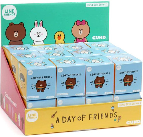 Line Friends Series 1 Line Friends Plush Mystery Box 24 Packs Gund - ToyWiz