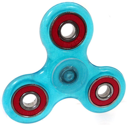 Hand Spinner Translucent Blue Spinner - ToyWiz
