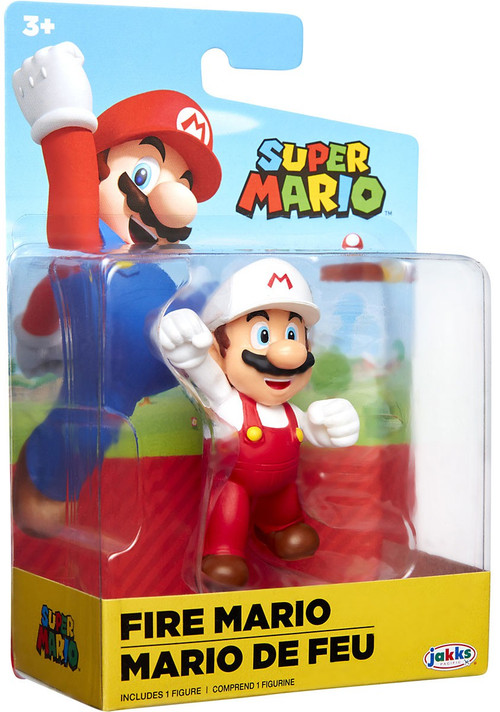 World of Nintendo Super Mario Wave 19 Fire Fist Bump Mario 2.5 Mini ...