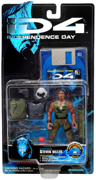 Independence Day Captain Steven Hiller Action Figure Trendmasters - ToyWiz