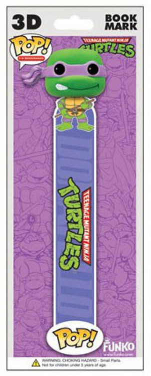 Funko Teenage Mutant Ninja Turtles POP 3-D Bookmarks Donatello Book ...