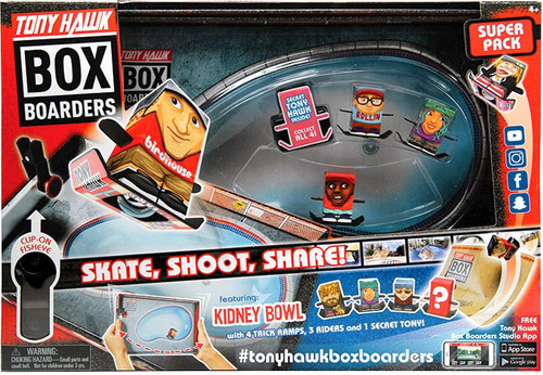Tony Hawk Box Boarders Super Pack Playset Hog Wild - ToyWiz