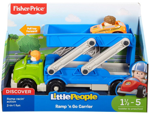 Fisher Price Little People Ramp n Go Carrier Vehicle Playset - ToyWiz