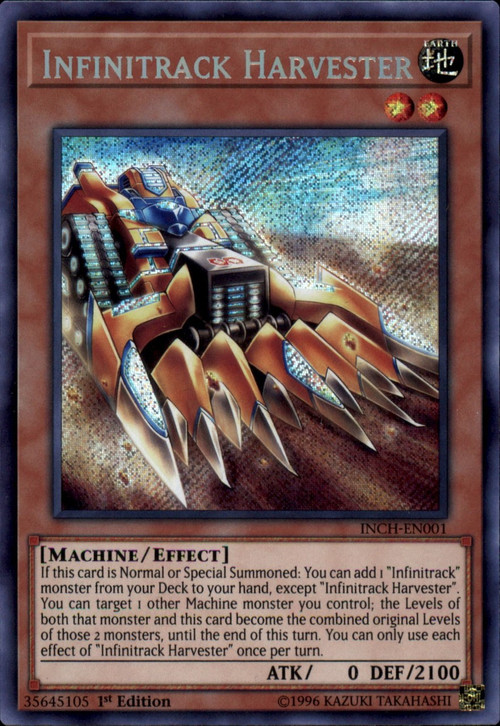 YuGiOh Trading Card Game The Infinity Chasers Single Card Secret Rare ...