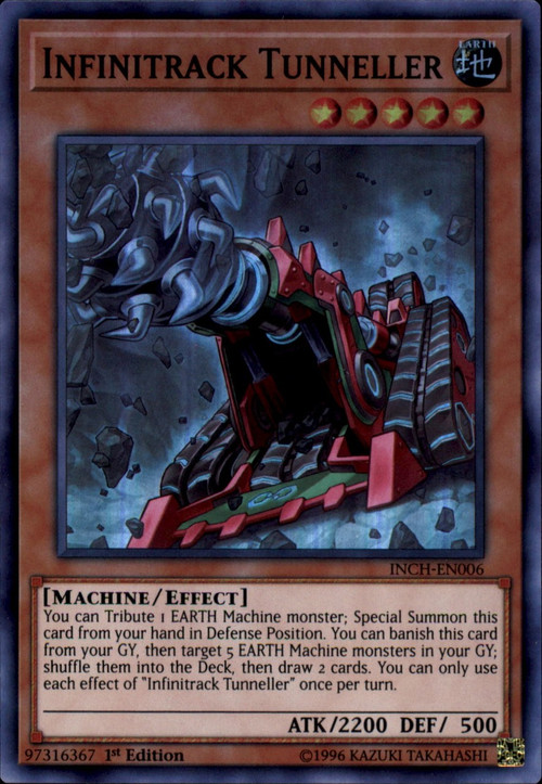 YuGiOh Trading Card Game The Infinity Chasers Single Card Super Rare ...