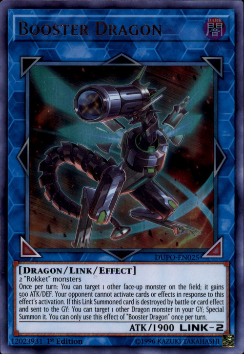 YuGiOh Duel Power Single Card Ultra Rare Booster Dragon DUPO-EN025 - ToyWiz