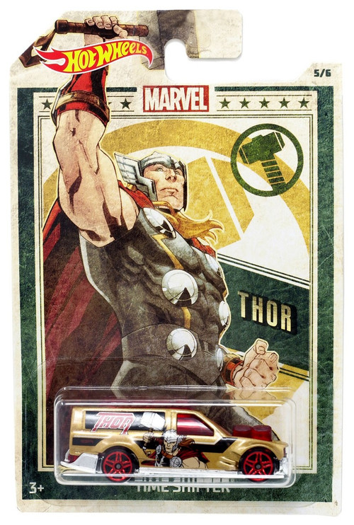 Hot Wheels Marvel Thor Diecast Car Time Shifter Mattel Toys - ToyWiz