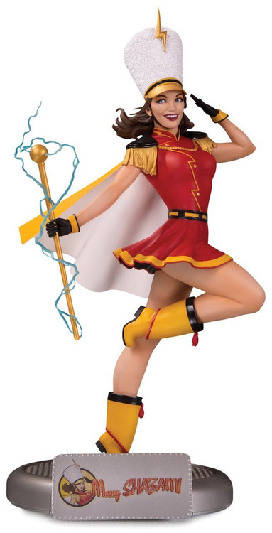 DC Bombshells Mary SHAZAM 12.3 Statue DC Collectibles - ToyWiz