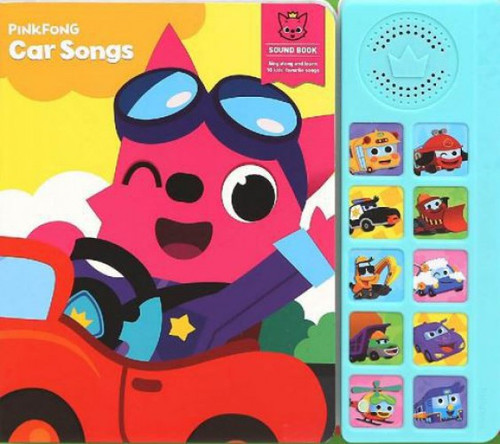 Pinkfong Car Songs Sound Book Smart Study - ToyWiz