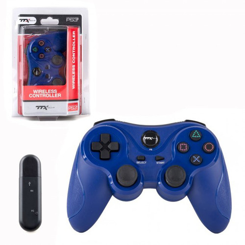 Playstation Playstation 3 PS3 Wireless Controller Blue TTX Tech - ToyWiz
