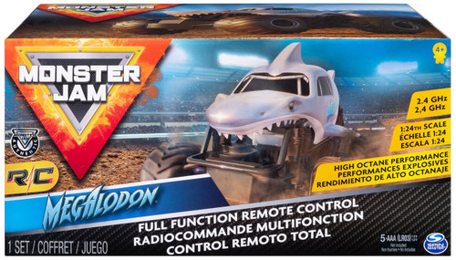 Monster Jam Megalodon 124 Remote Control Car 2.4 GHz Spin Master - ToyWiz