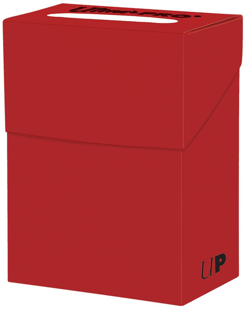 Ultra Pro Card Supplies Red Deck Box Version 2 - ToyWiz