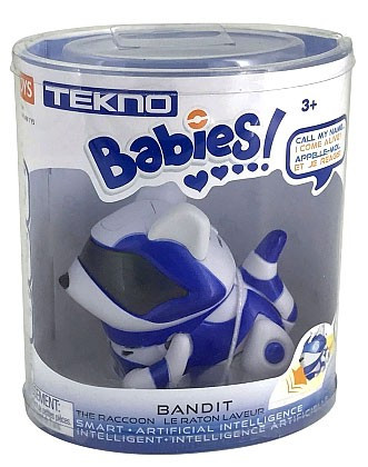 Tekno Babies Bandit Raccoon Robotic Pet Figure - ToyWiz