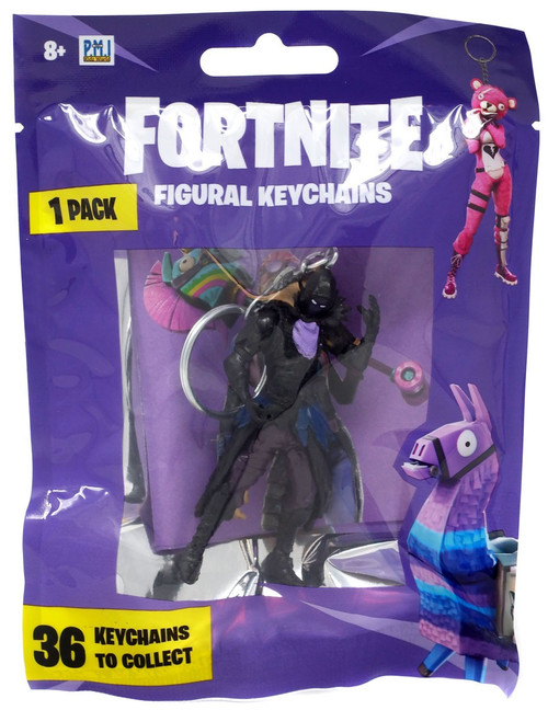 Fortnite Figural Keychains Series 1 Raven Keychain Zuru Toys - ToyWiz