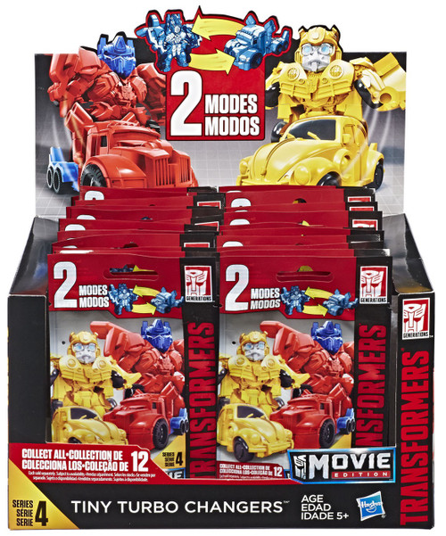 Transformers Movie Edition Tiny Turbo Changers Series 4 Mystery Box 24 ...
