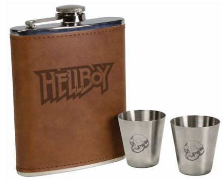 Hellboy Hellboy Deluxe Flask Gift Set Dark Horse - ToyWiz