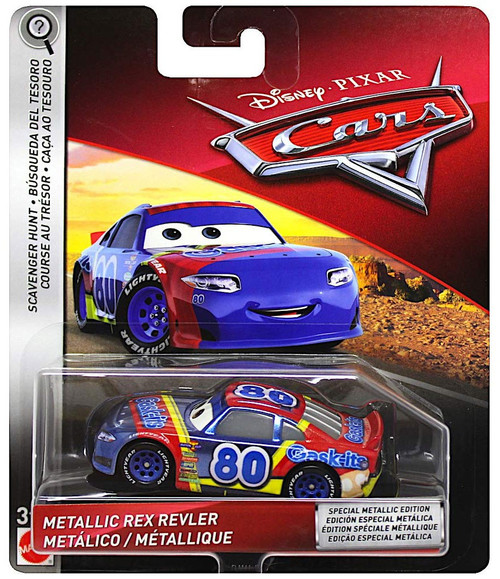 Disney Pixar Cars 3 Scavenger Hunt Metallic Rex Revler 155 Diecast Car ...