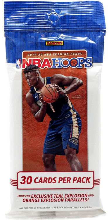 NBA Panini 2019-20 Hoops Basketball Trading Card VALUE Pack 30 Cards ...