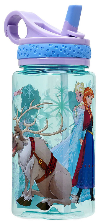 Disney Frozen Frozen Exclusive 16 Ounce Water Bottle with Straw - ToyWiz