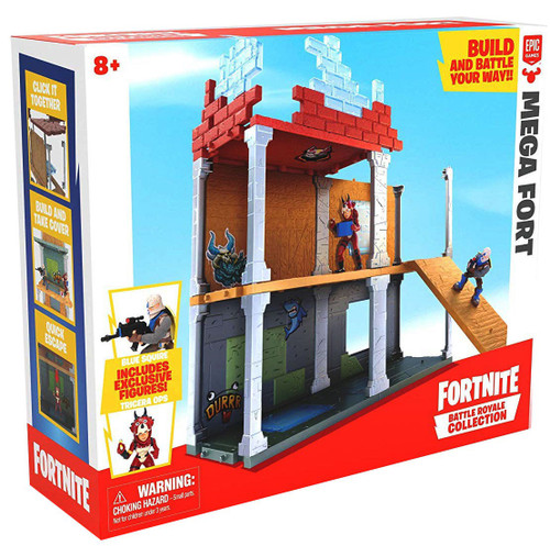 Fortnite Epic Games Battle Royale Collection Mega Fort 2 Playset Moose ...