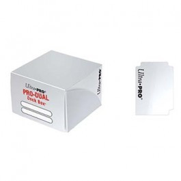 Ultra Pro Card Supplies PRO Dual White Deck Box - ToyWiz
