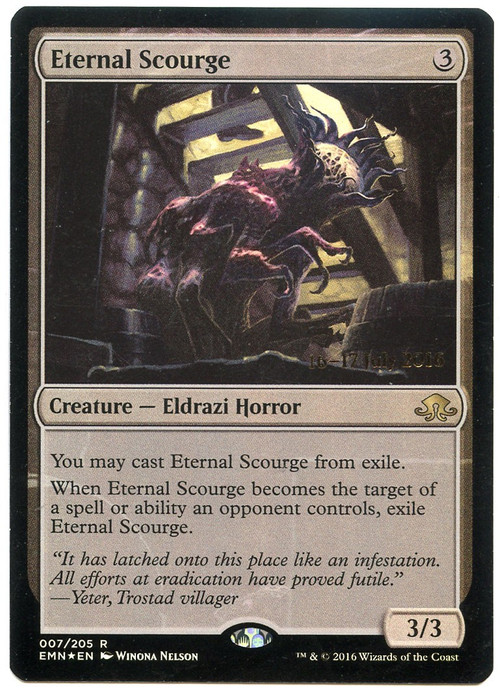 Magic The Gathering Prerelease Release Single Card Rare Eternal Scourge ...