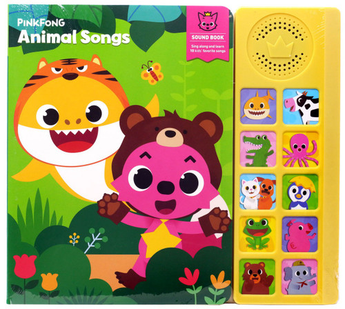 Pinkfong Animal Songs Sound Book Version 2 Smart Study - ToyWiz