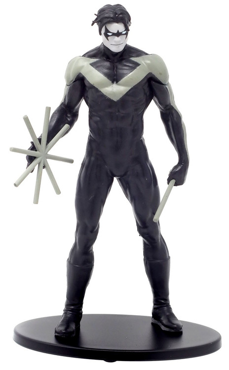 Batman Batman Black White Series 1 Nightwing Jim Lee 3.75 Mini Statue ...