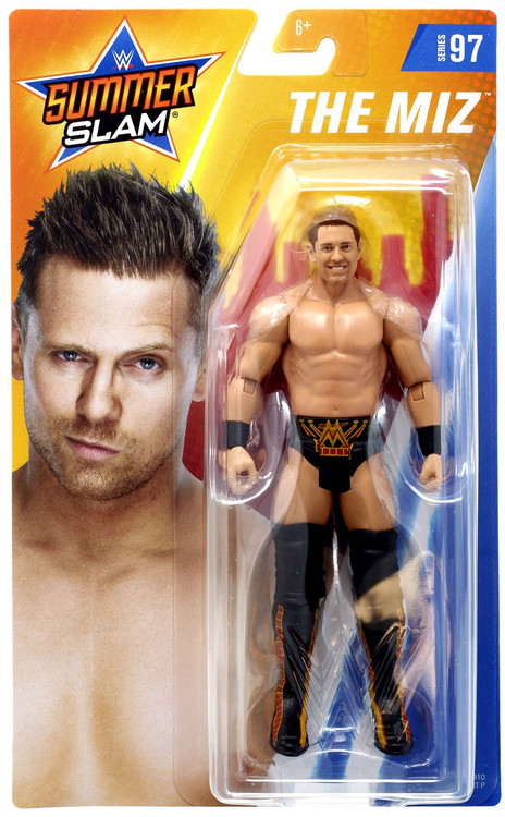 WWE Wrestling Series 97 The Miz 6 Action Figure Black Shorts Mattel ...