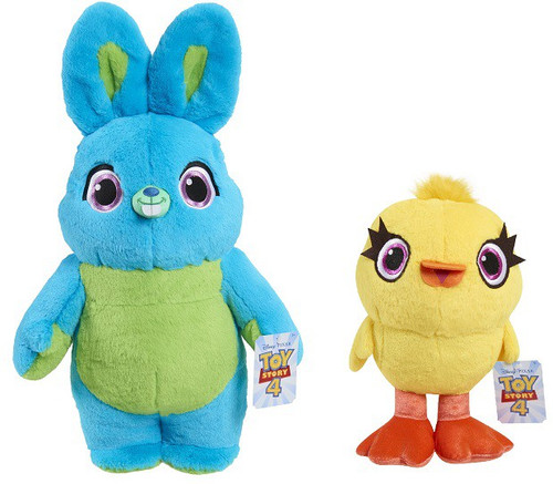Disney Pixar Toy Story 4 Ducky Bunny Exclusive Jumbo Two Piece Plush ...