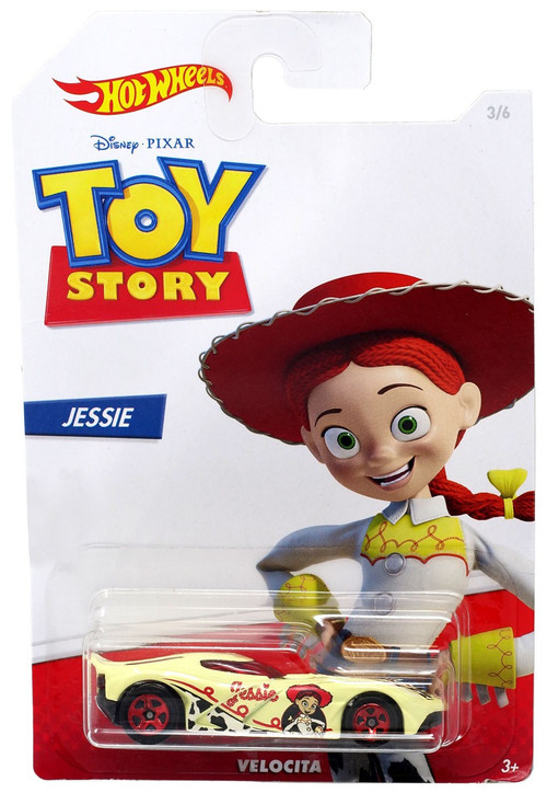 Toy Story Hot Wheels Velocita Diecast Car 36 Jessie Mattel Toys - ToyWiz